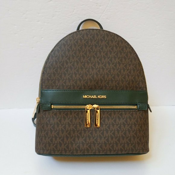 Michael Kors | Bags | New Michael Kors Kenly Medium Backpack Signature ...